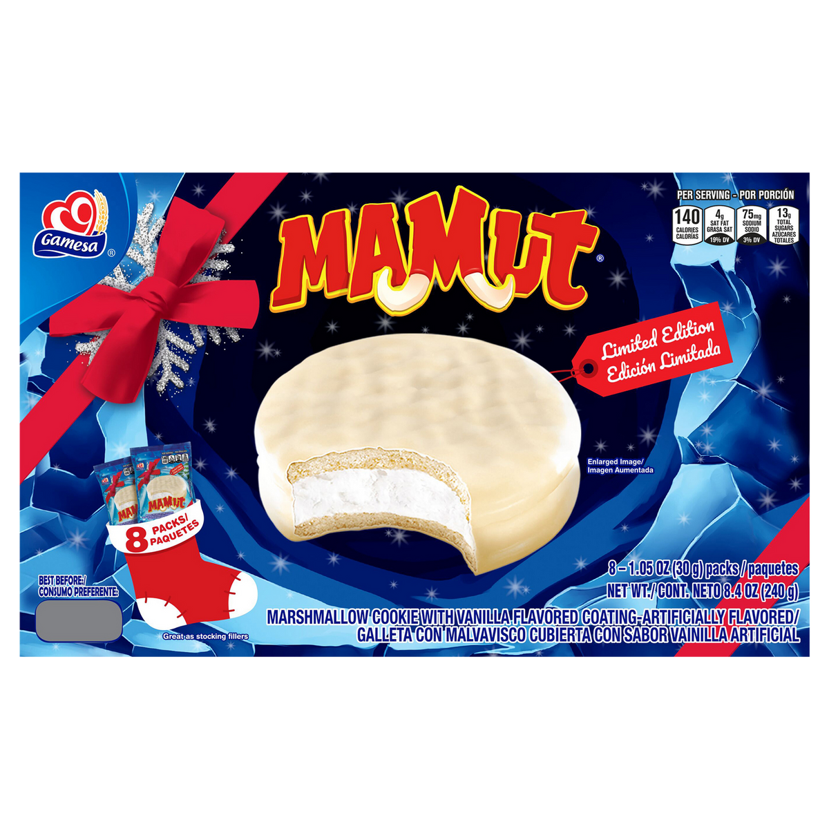 Mamut Blanco Box Gamesa – Latin Food & Products