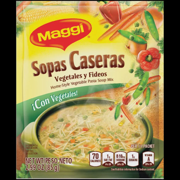 Sopa Caseras Maggi | Latin Food & Products
